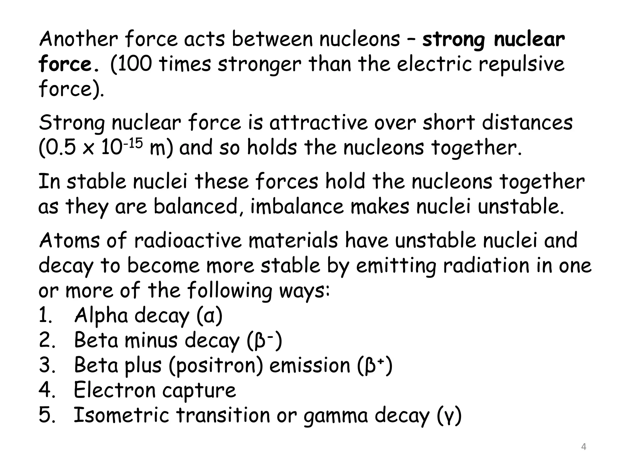 5 nuclear stability and radioactive decay | PPTX