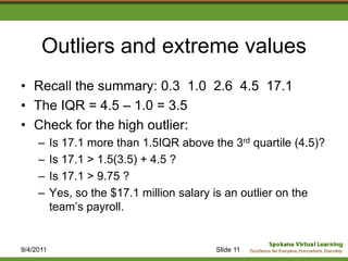 5 Number Summary | PDF | Business Accounting & Finance | Business