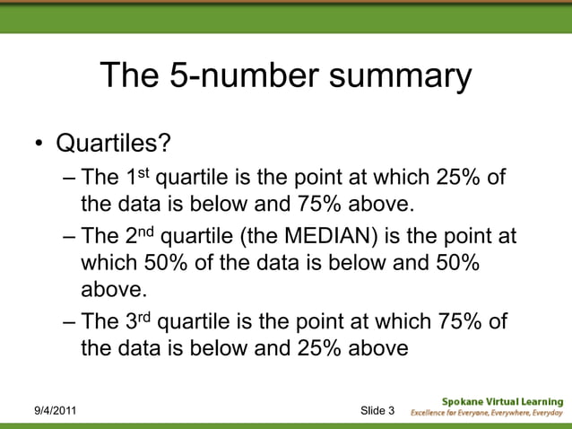 5 Number Summary