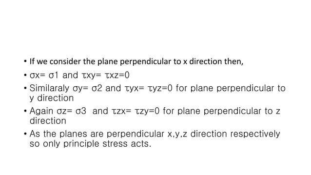 5 octahedral shear stress theory | PPTX | Physics | Science