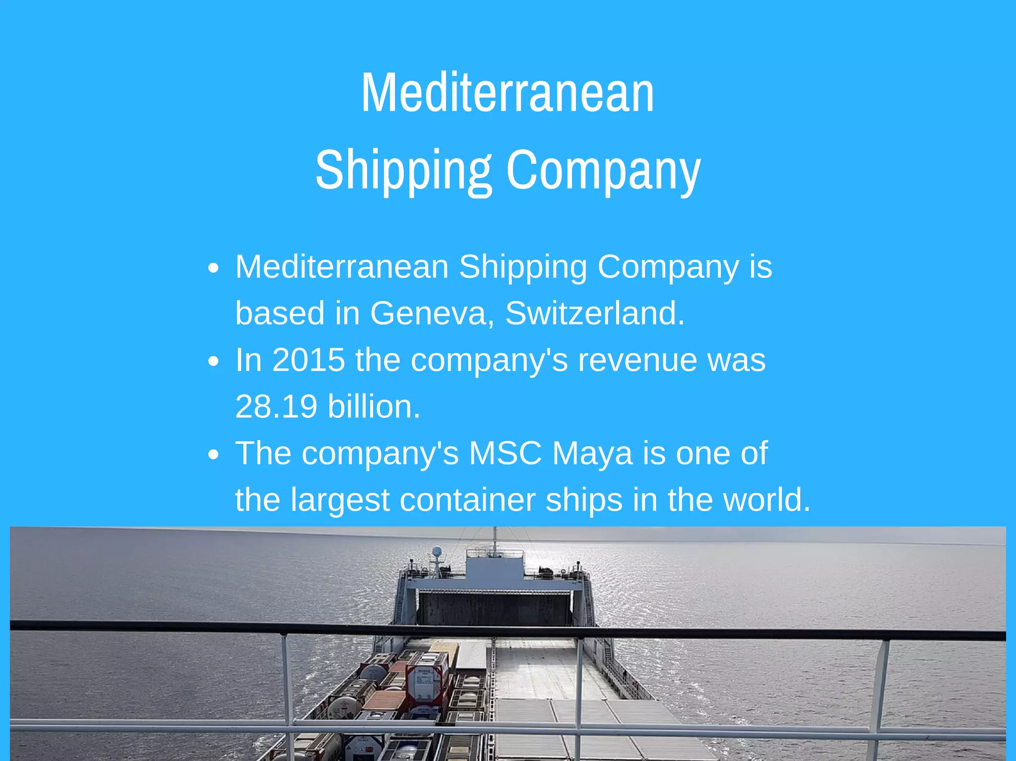 Edward Withrow - 5 of the Largest Container Shipping Companies in the ...