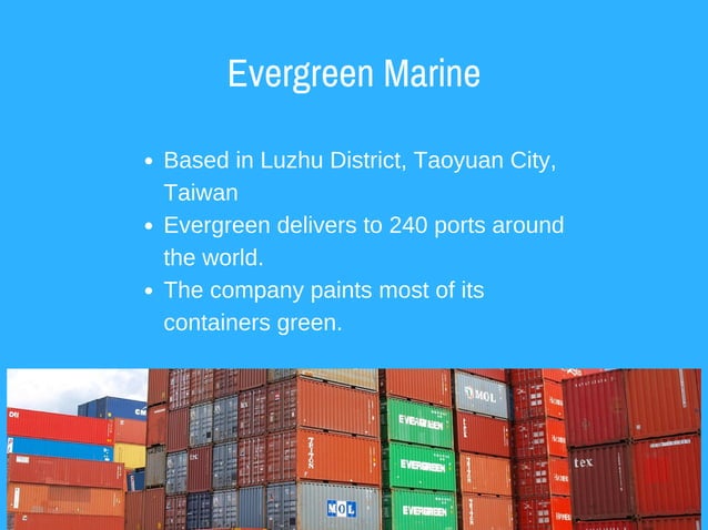 Edward Withrow - 5 of the Largest Container Shipping Companies in the ...