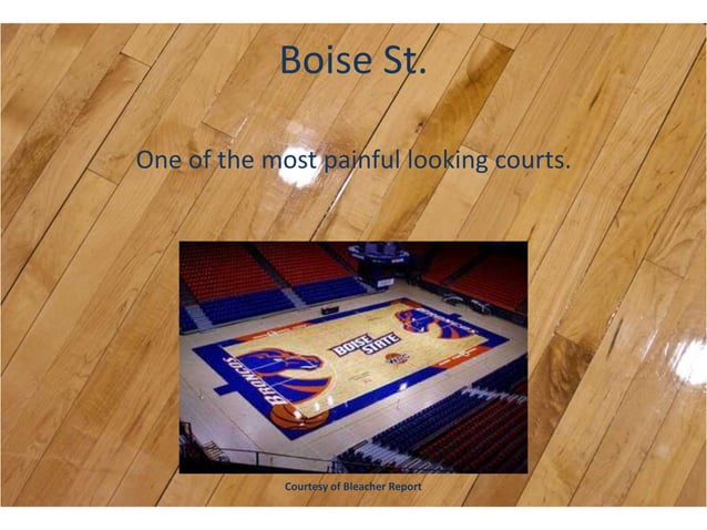 5 of the most unique college basketball courts | PPTX