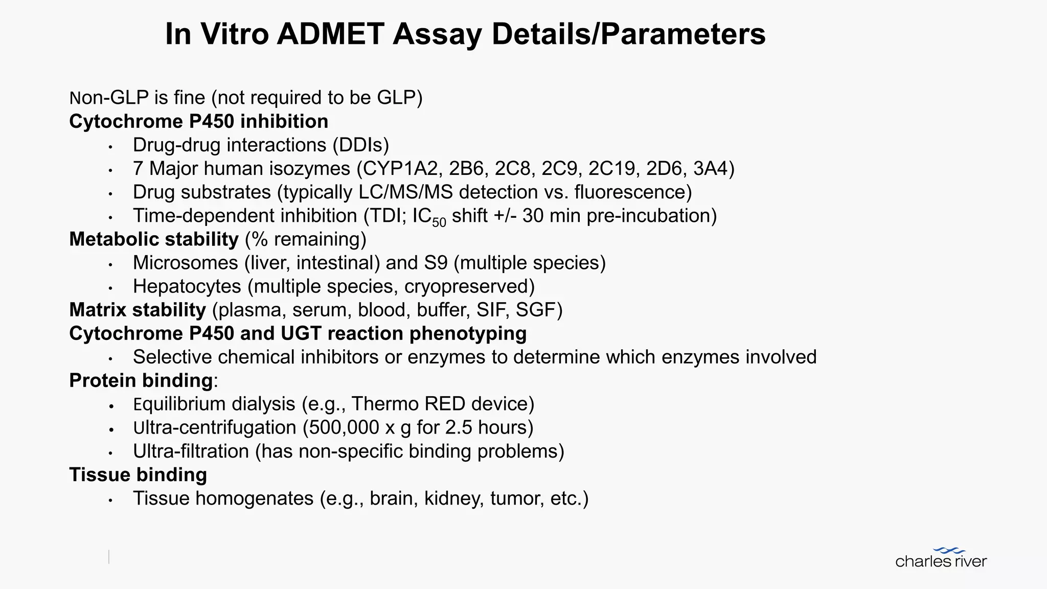 In Vitro ADMET Considerations for Drug Discovery and Lead Generation | PDF