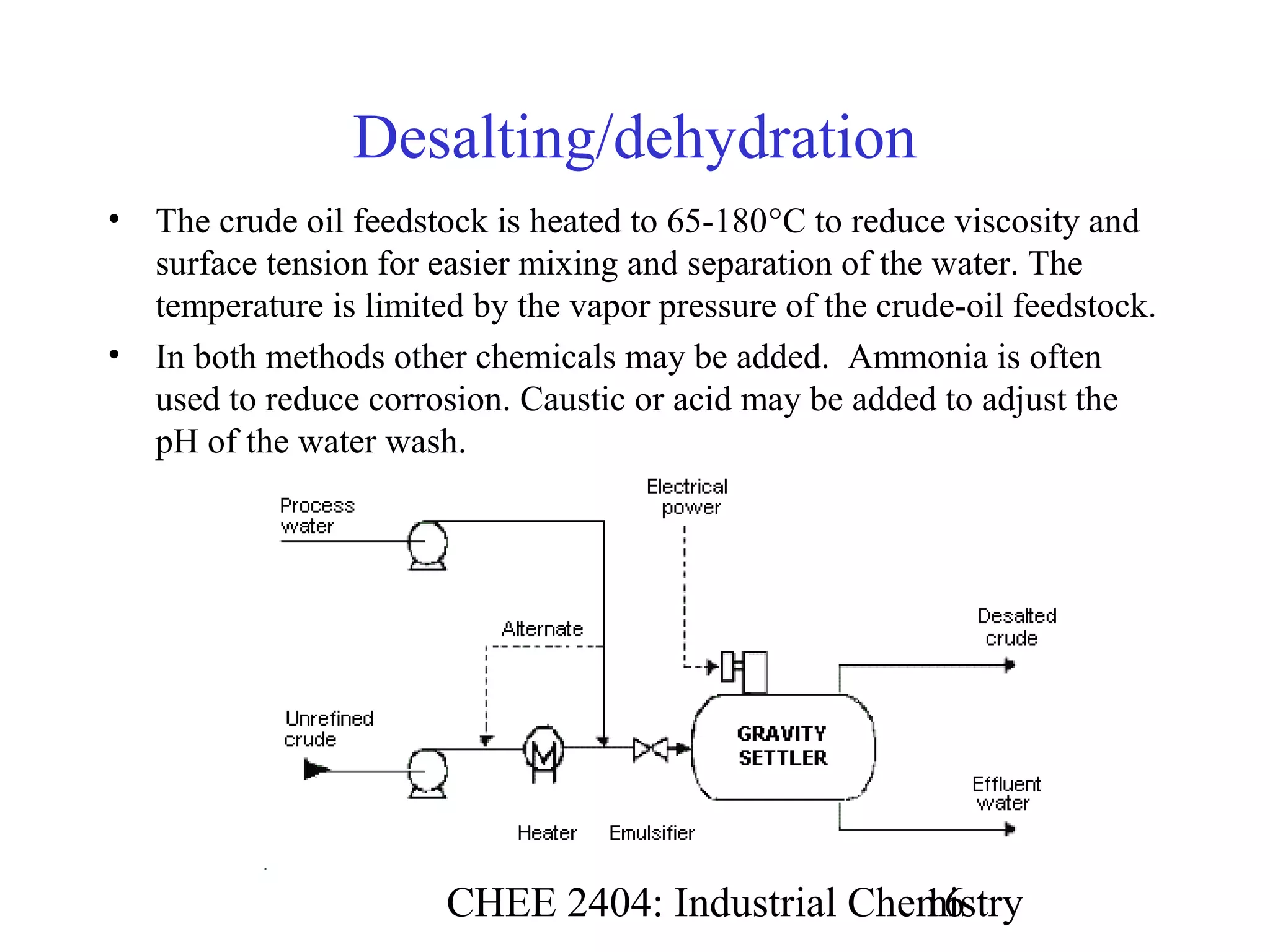 Oil Refinery - Processes | PPT | Chemistry | Science