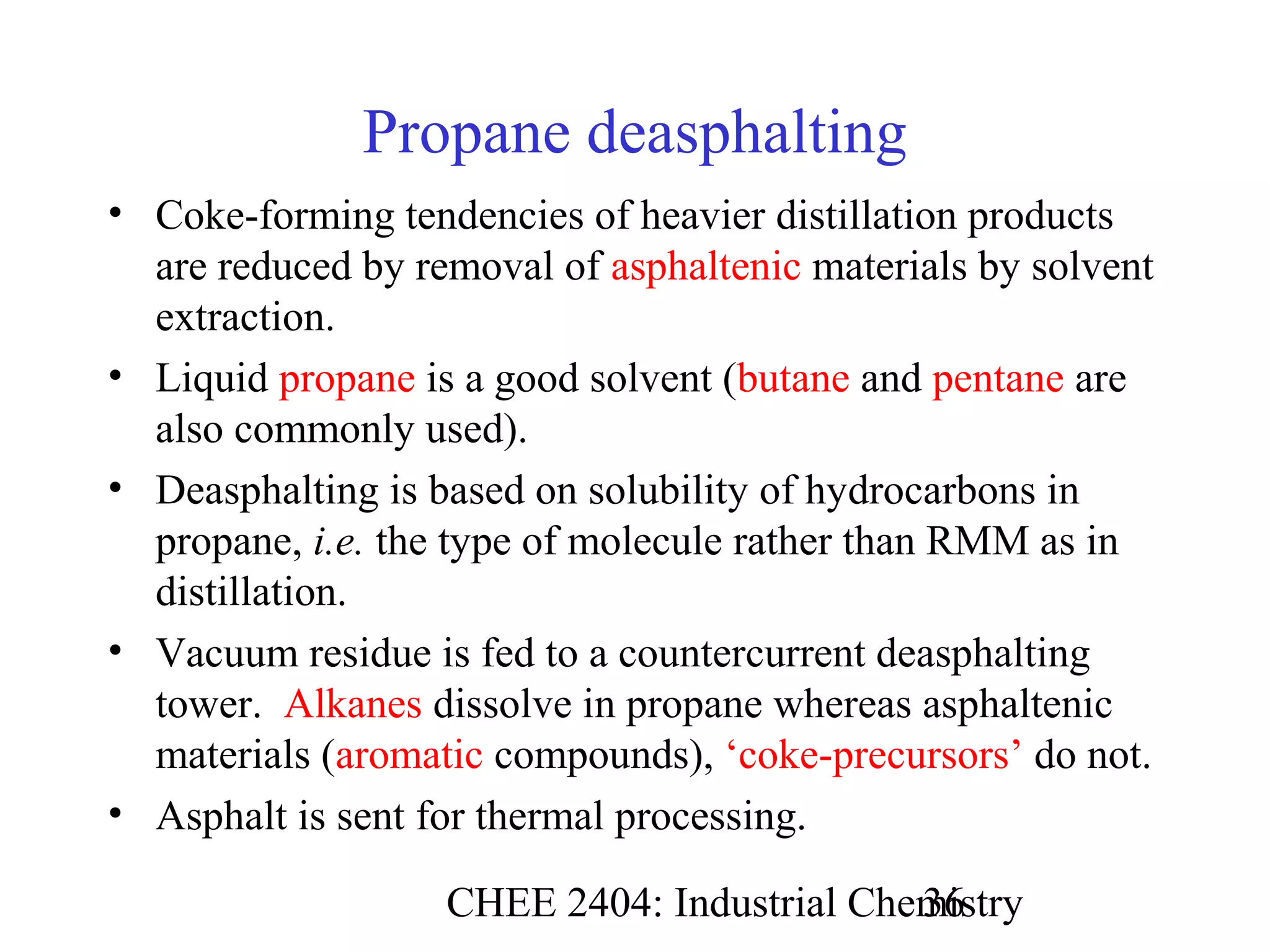 Oil Refinery - Processes | PPT