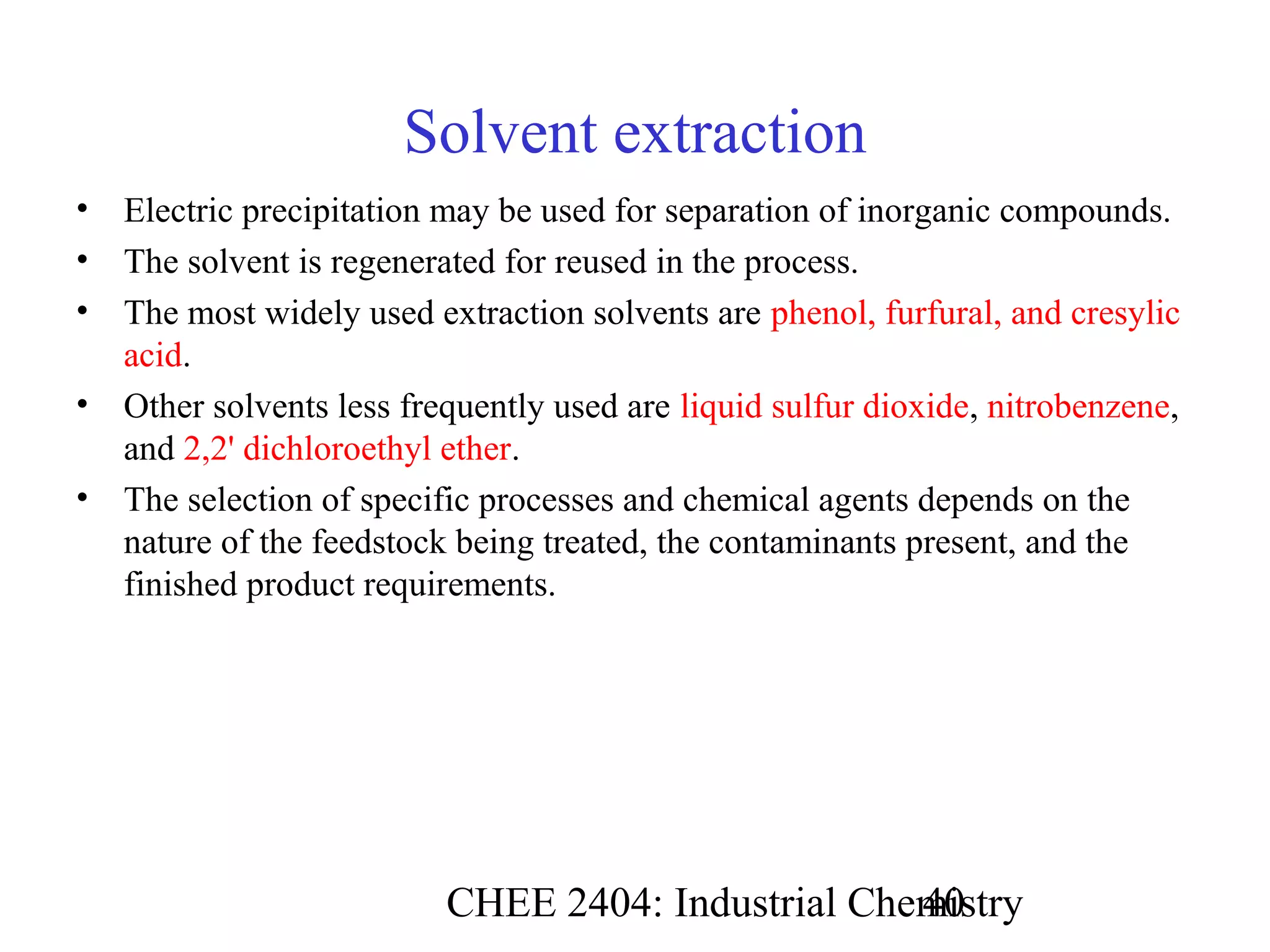 Oil Refinery - Processes | PPT