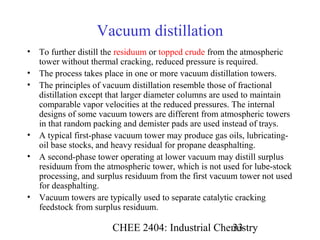 Oil Refinery - Processes | PPT
