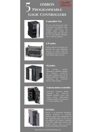 5 OMRON Programmable Logic Controllers - Southern Controller.pdf