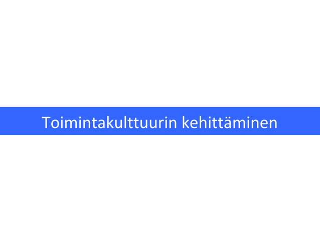SoMe oppimisen ja toimintakulttuurin muutoksen tukena | PPT