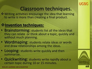 "Writing Skill" | PPTX