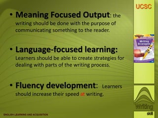 "Writing Skill" | PPTX