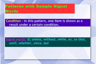 5 Organizational Patterns In Paragraphs | ODP