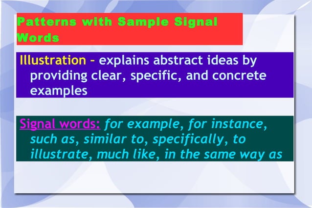 5 Organizational Patterns In Paragraphs | PPT