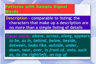 5 Organizational Patterns In Paragraphs | ODP
