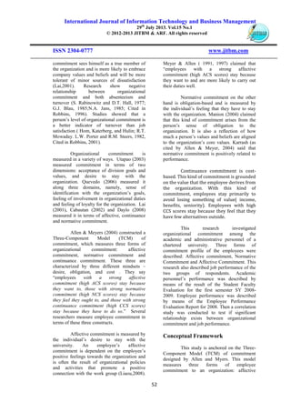 5 organization commitment | PDF