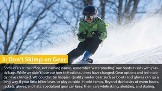 5 Outdoor Winter Safety Tips for Kids | PPT
