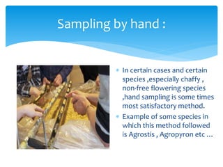 Seed sampling and testing | PPTX | Agriculture | Industries