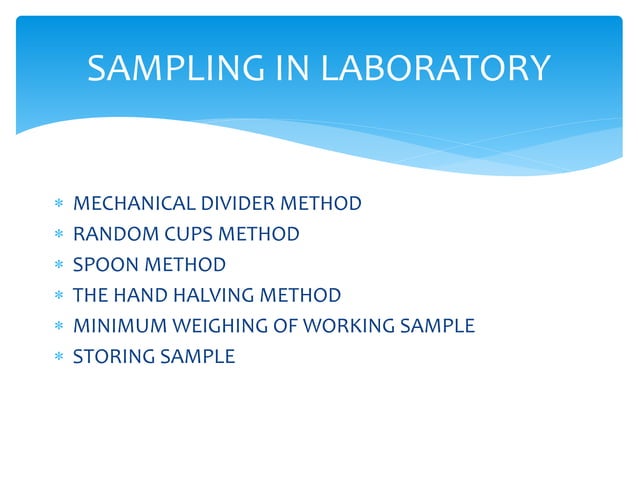 Seed sampling and testing | PPTX | Agriculture | Industries