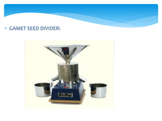 Seed sampling and testing | PPTX