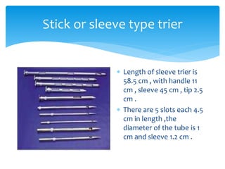 Seed sampling and testing | PPTX