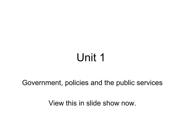 Devolution And The Decentralisation Of Power Ppt