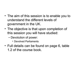 Devolution and the decentralisation of power | PPT