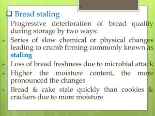 Packaging and bread staling in the Cereals | PPT