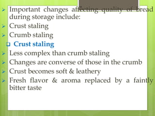 Packaging and bread staling in the Cereals | PPT