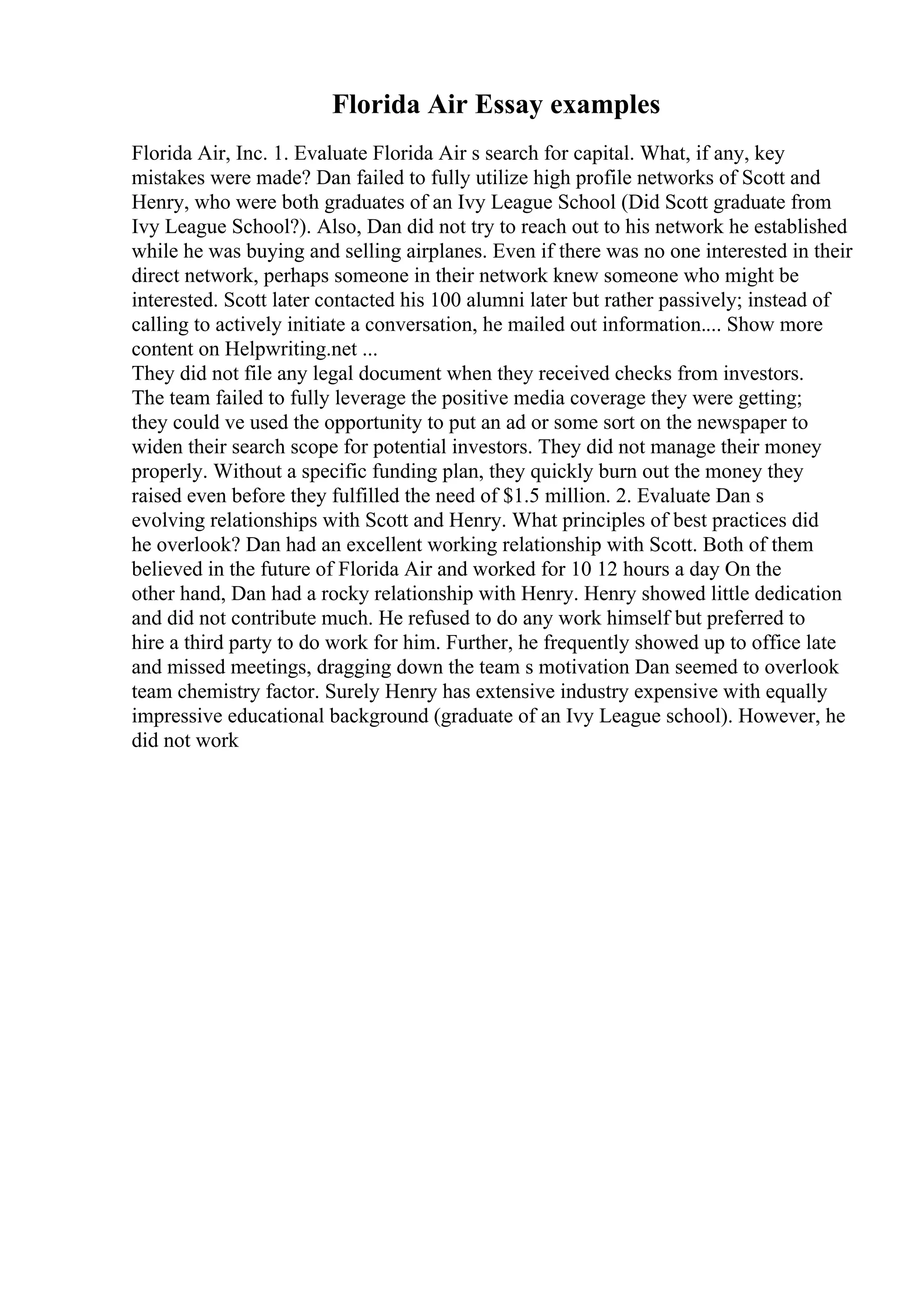 5 Page Essay Example | PDF