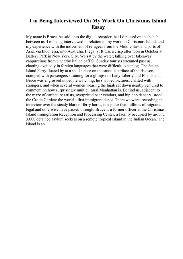 5 Page Essay Example | PDF