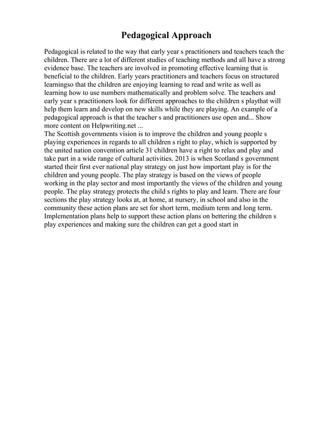 5 Page Essay Example | PDF