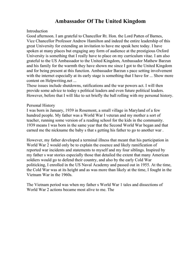 5 Page Essay Example | PDF