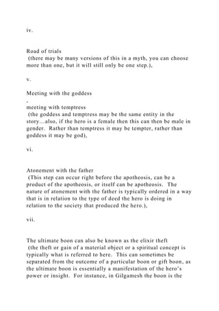 5 pages or more on the story of the ramayana, analyze the hero cycl ...