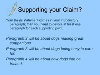 5 paragraph essay and components | PPT