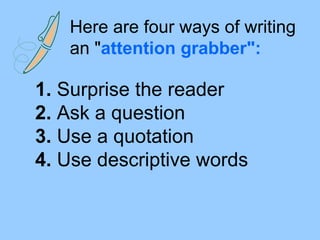 5 paragraph essay and components | PPT