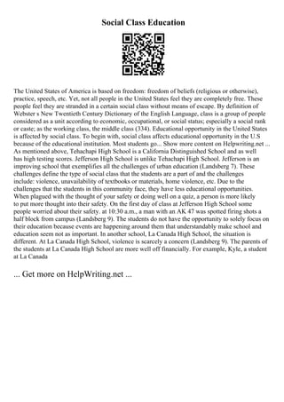 5 Paragraph Essay Examples For Middle School | PDF