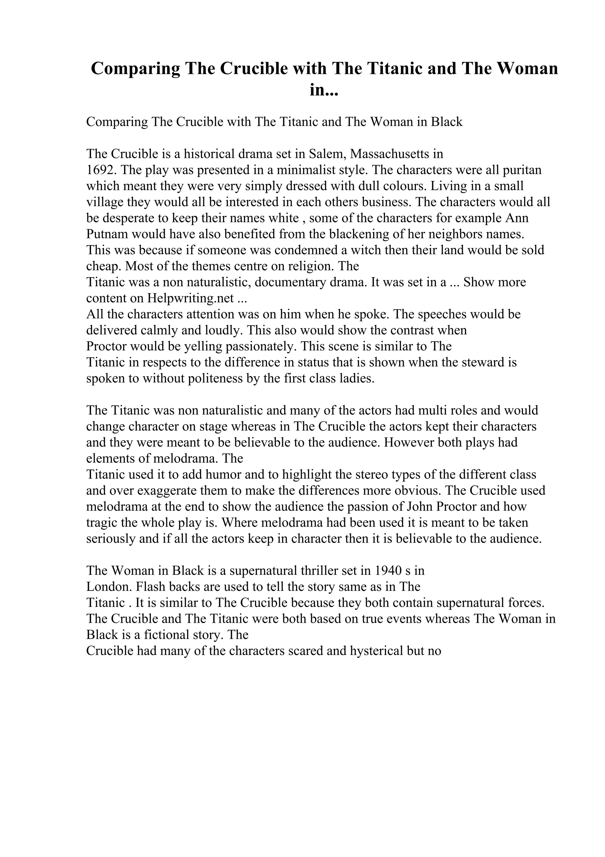 5 Paragraph Essay Examples Middle School | PDF