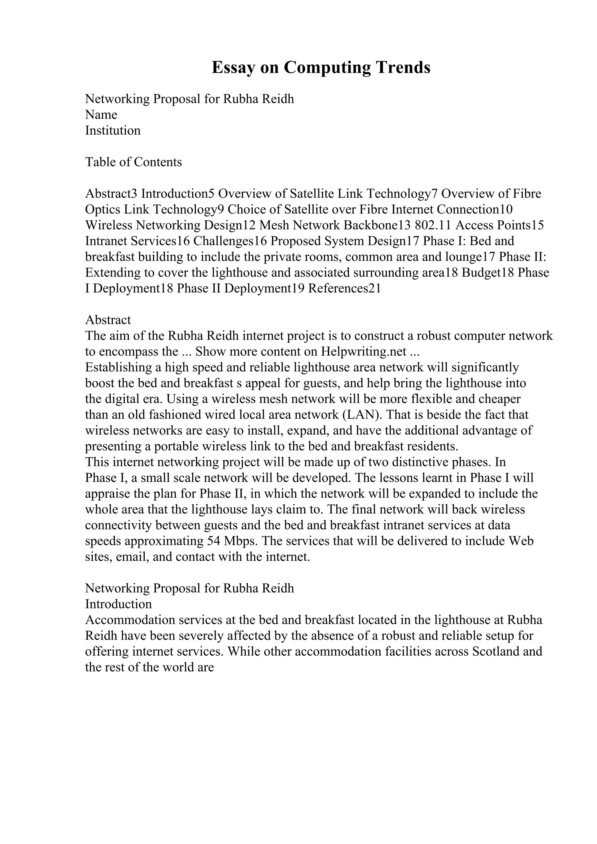 5 Paragraph Essay Examples Middle School | PDF