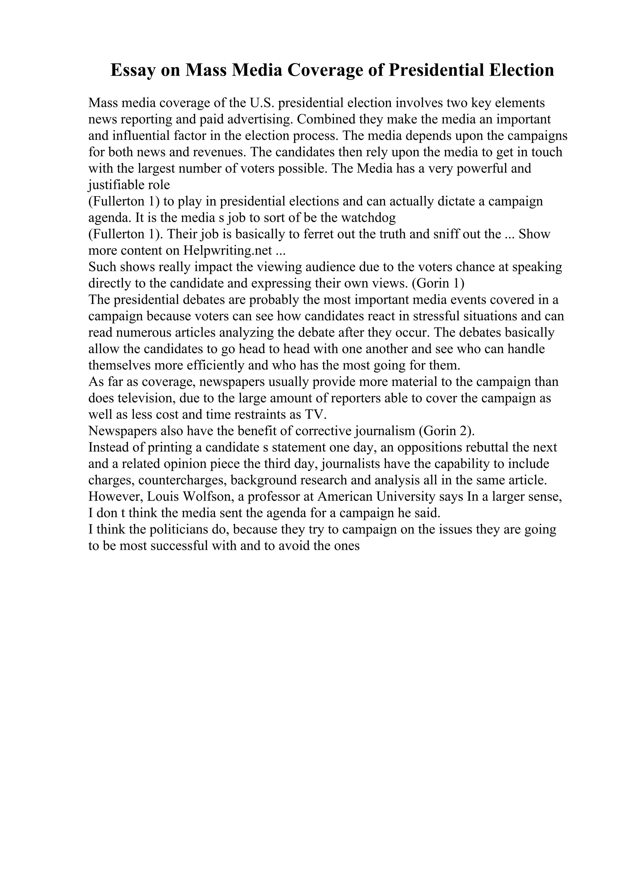 5 Paragraph Essay Examples Middle School | PDF