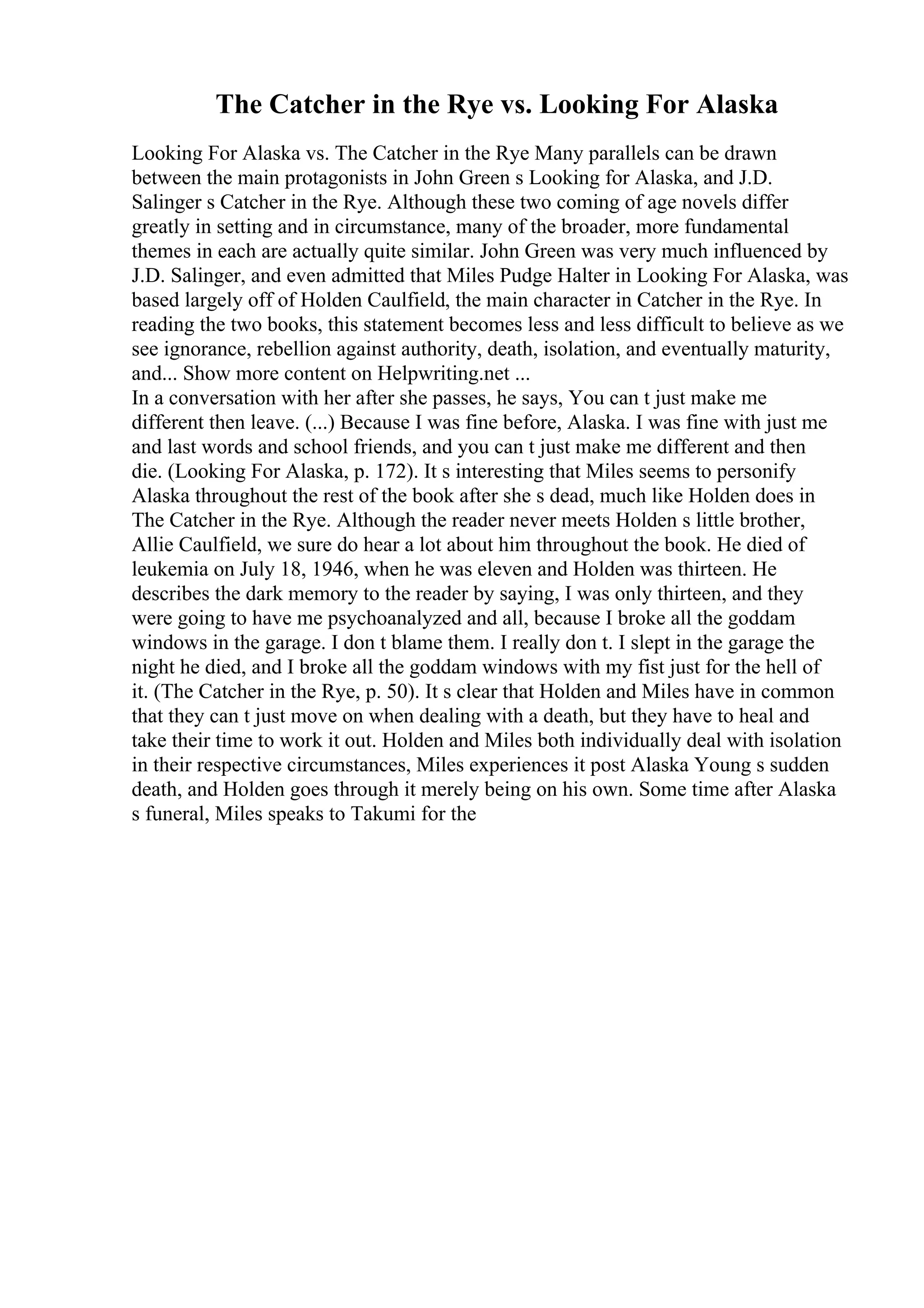 5 Paragraph Essay Examples Middle School | PDF