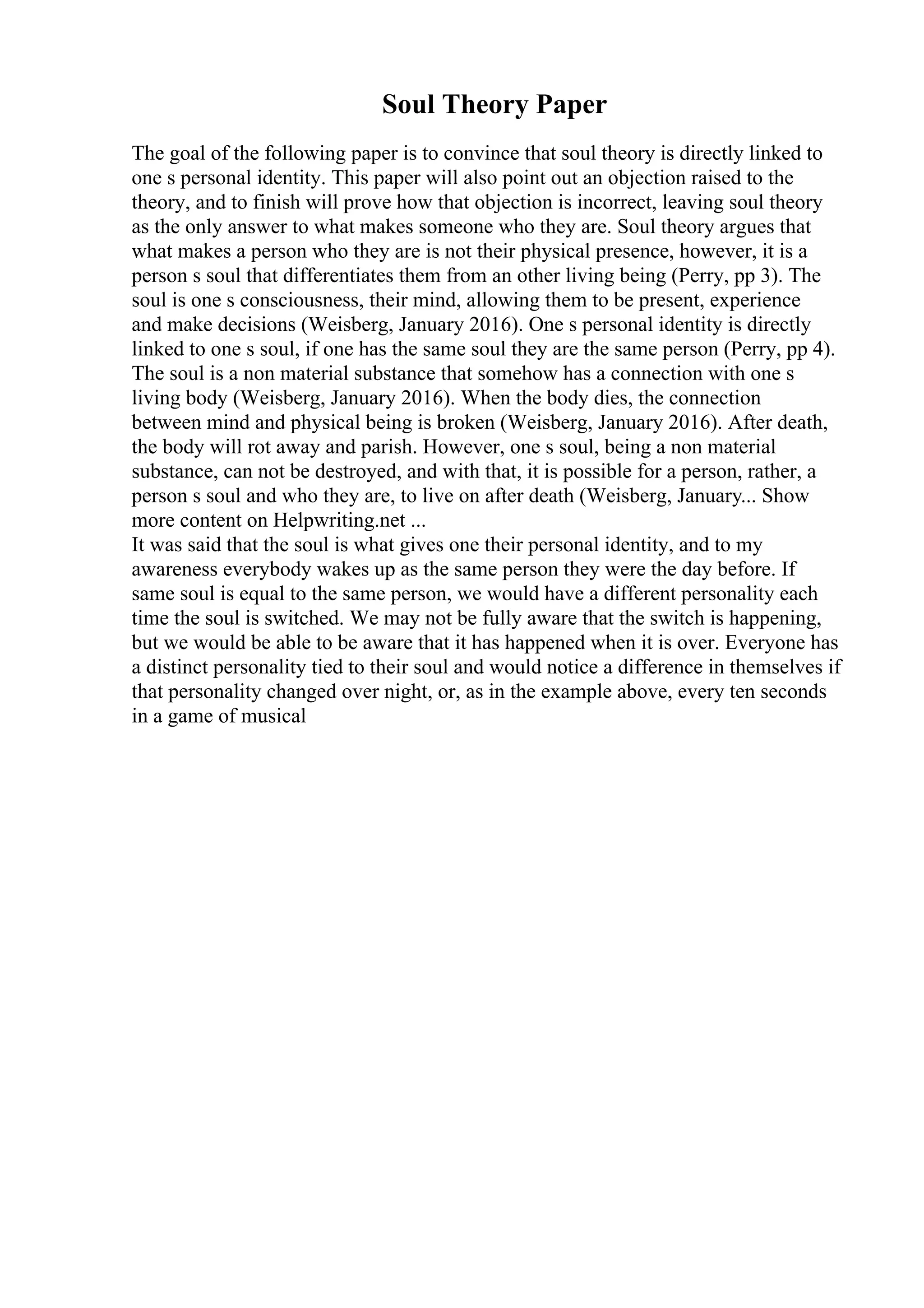 5 Paragraph Essay Examples Middle School | PDF