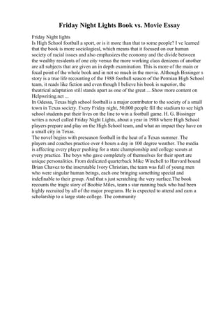 5 Paragraph Essay Examples Middle School | PDF
