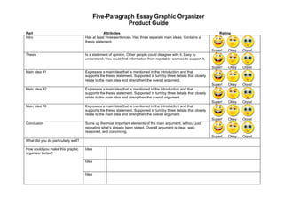 5paragraph organizer | DOC