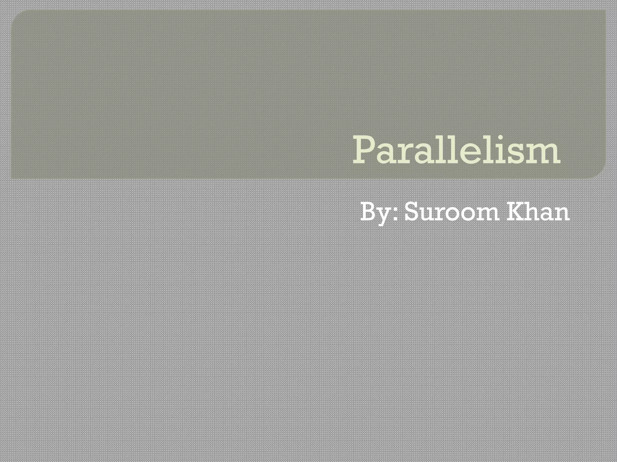 Parallelism in English Grammar. | PPT