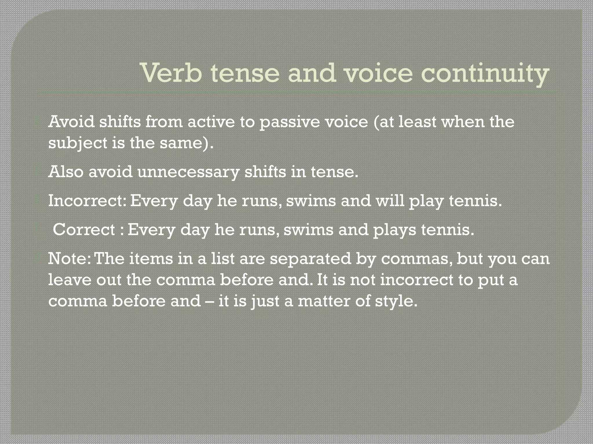 Parallelism in English Grammar. | PPT