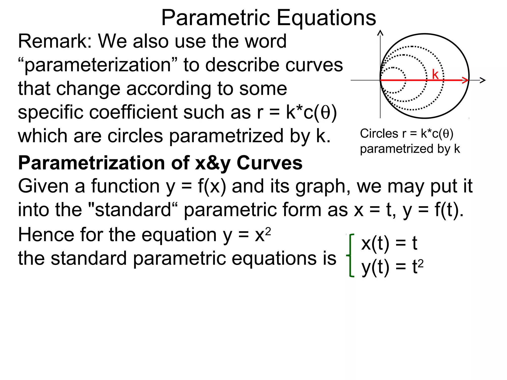 5 parametric equations, tangents and curve lengths in polar coordinates ...
