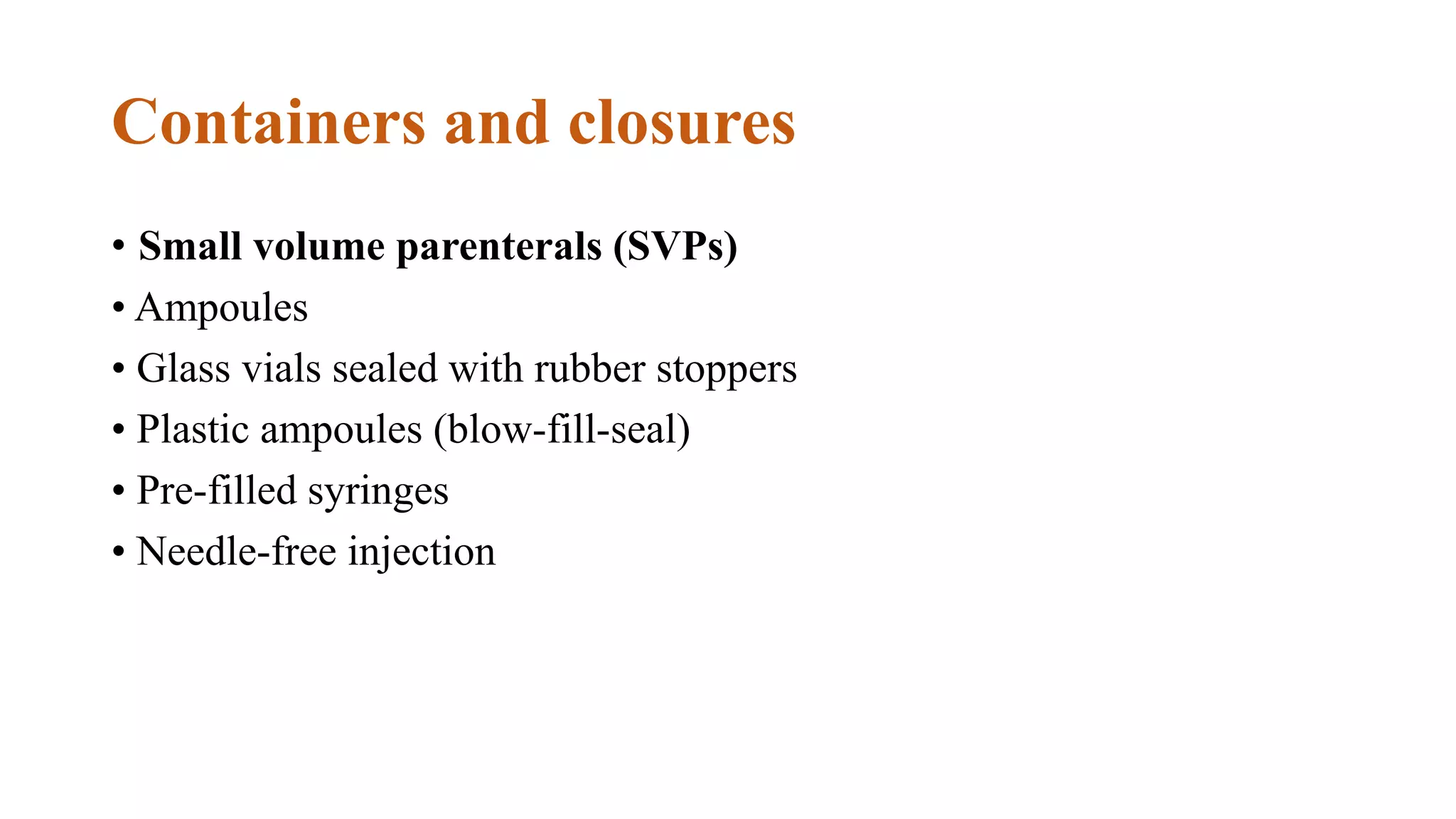5 Parenteral preparations; Formulation and packaging.pdf