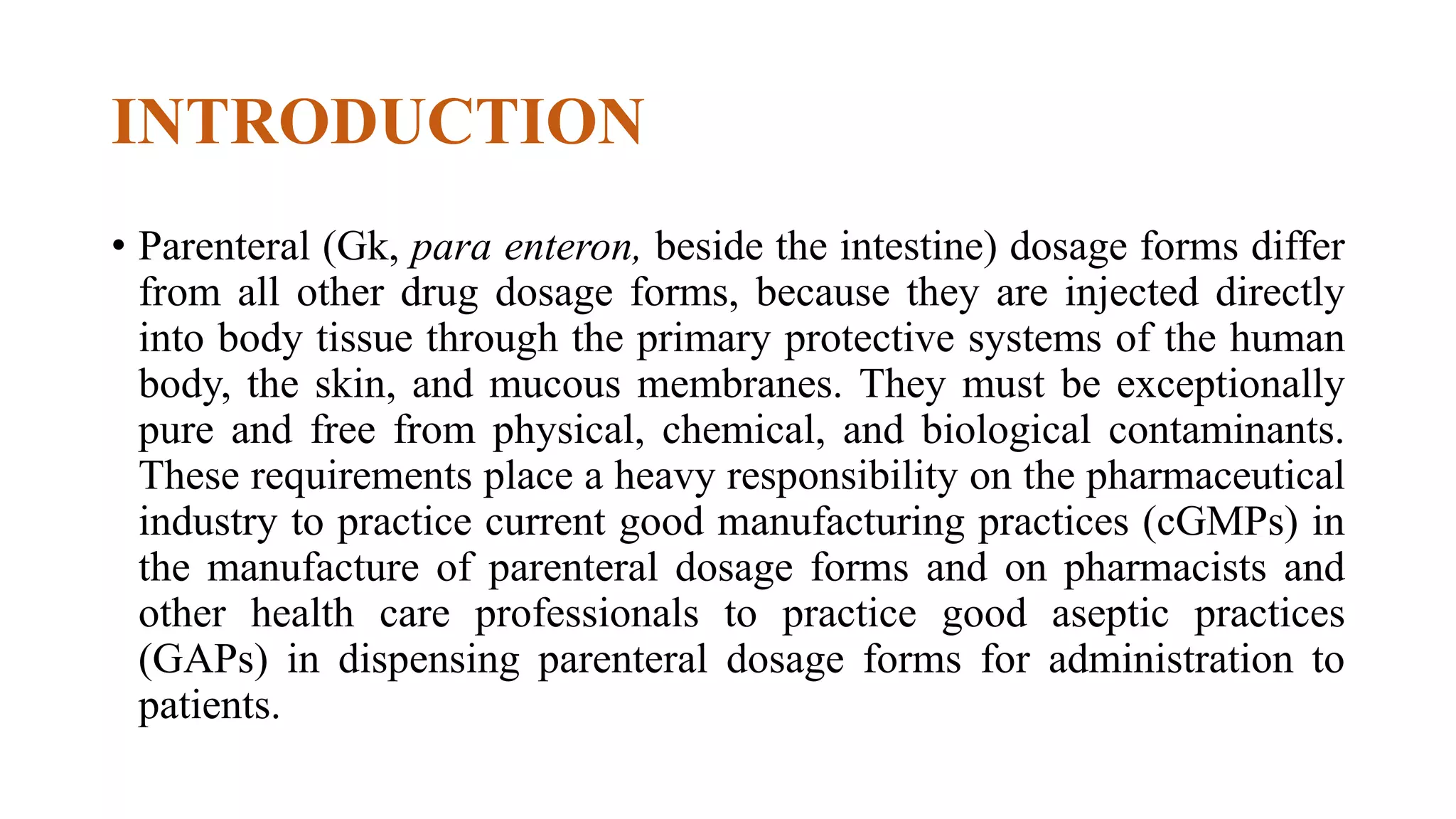 5 Parenteral preparations; Formulation and packaging.pdf