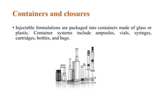 5 Parenteral preparations; Formulation and packaging.pdf